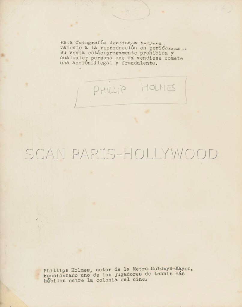 PHILIP HOLMES 1930s PHOTO ORIGINAL | eBay