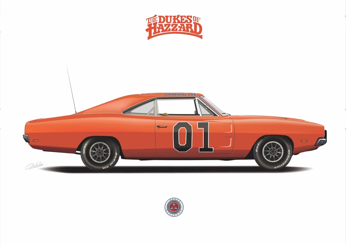 General Lee Car Drawings