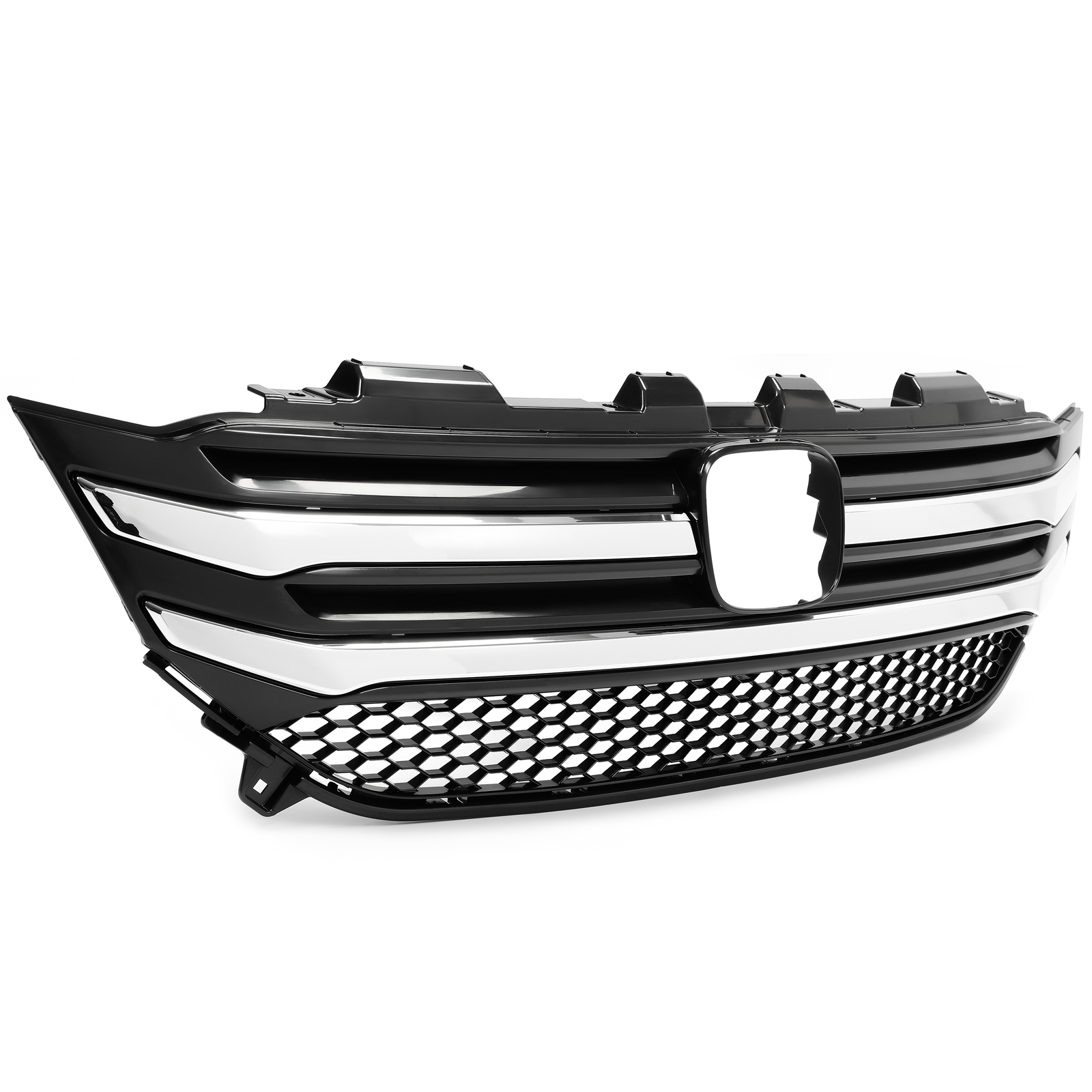 For 2016 2017 2018 Honda Pilot Front Bumper Upper Grille W/Chrome Trim ...