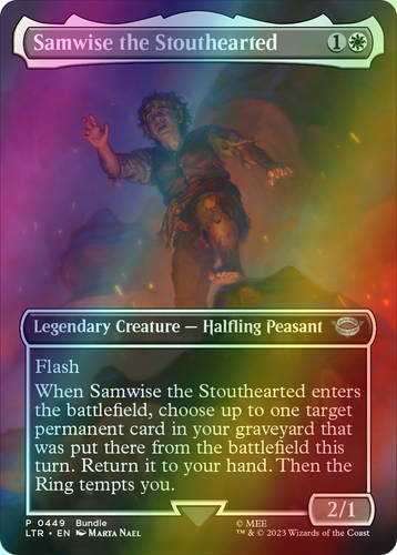 Samwise the Stouthearted SCENE BORDERLESS FOIL, The Lord of the Rings ...