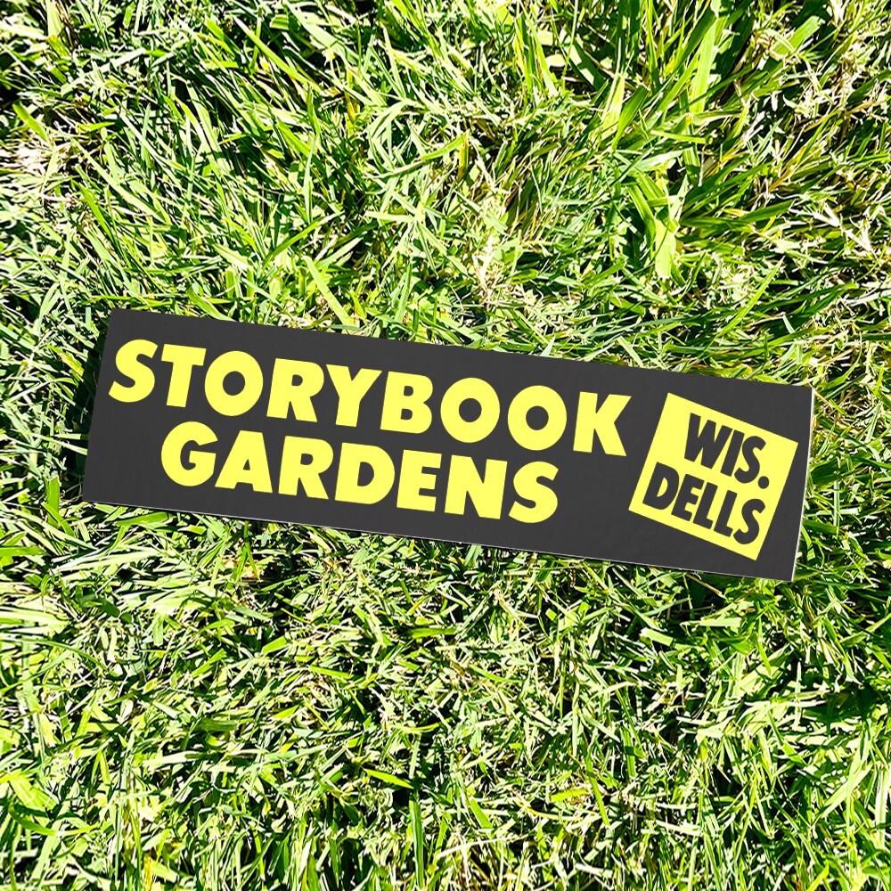 Storybook Gardens WISCONSIN Dells Bumper Sticker - Tourism USA Vintage ...