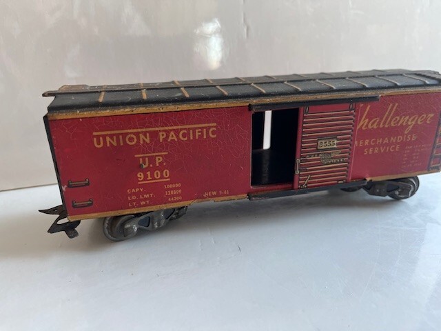 Marx U.P. 9100 - Union Pacific CHALLENGER - 3/16 Scale O Gauge TIN ...