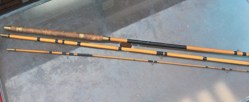 vintage split cane fishing rod | eBay