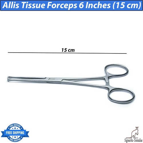 Surgical Allis Tissue Forceps 6 inches Dental Artery Clamps Veterinary ...