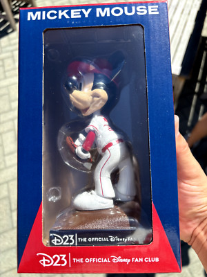 (2) LA Angels D23 Mickey Mouse Bobblehead SGA 8/4/24 + Lorcana TCG ...