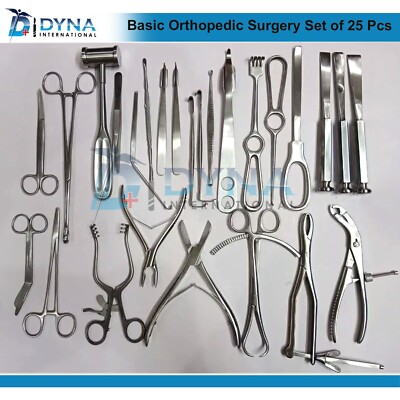 Basic Orthopedic Surgery Set of 25 Pcs Surgical Set Orthopedic ...
