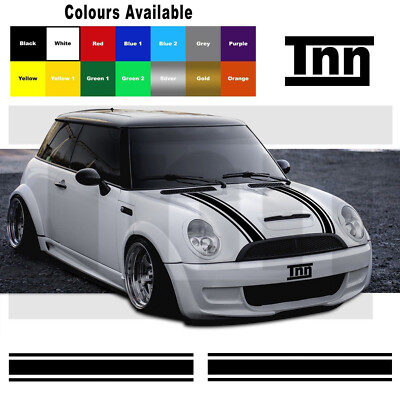 Bonnet Stickers For MINI One MINI Cooper Sticker Vinyl Graphics Decals ...