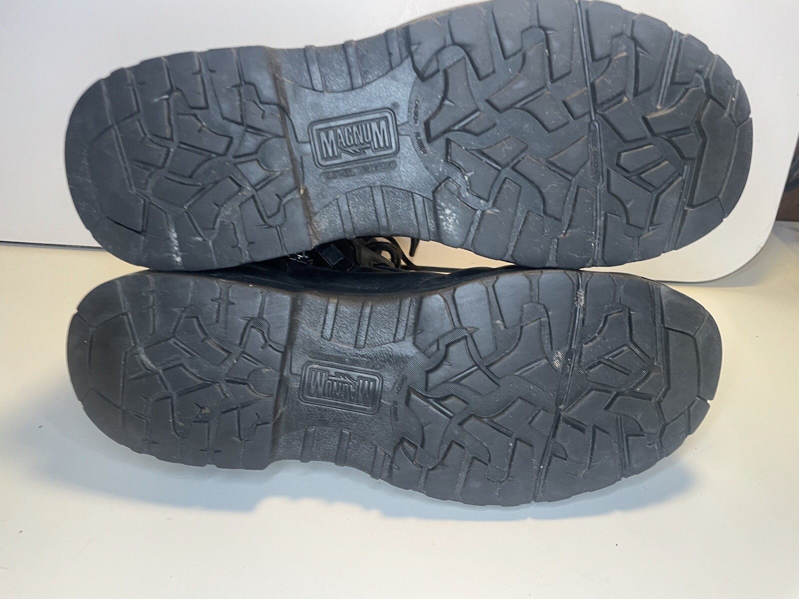 Magnum Mens Military Tactical Work Boots Blk Side Zip… - Gem