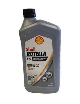 Shell Rotella T5 Diesel Engine Oil HD Synthetic Blend 10W-30 | eBay