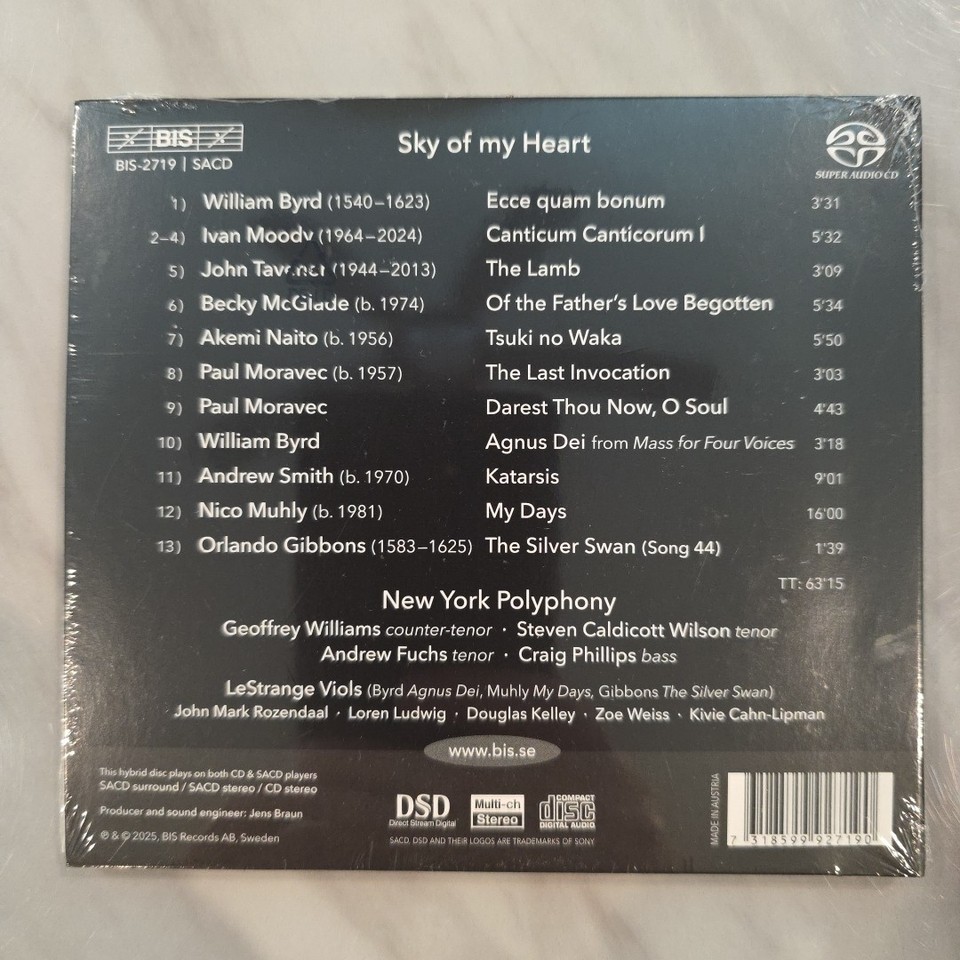 New York Polyphony - Sky of My Heart [New SACD] 7318599927190| eBay