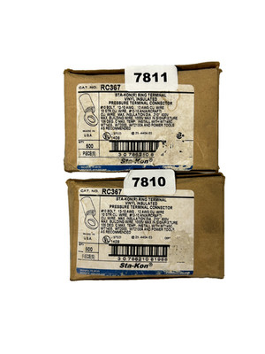 Sta-kon RC367 Pressure Terminal Connector/ Pack of 500 | eBay