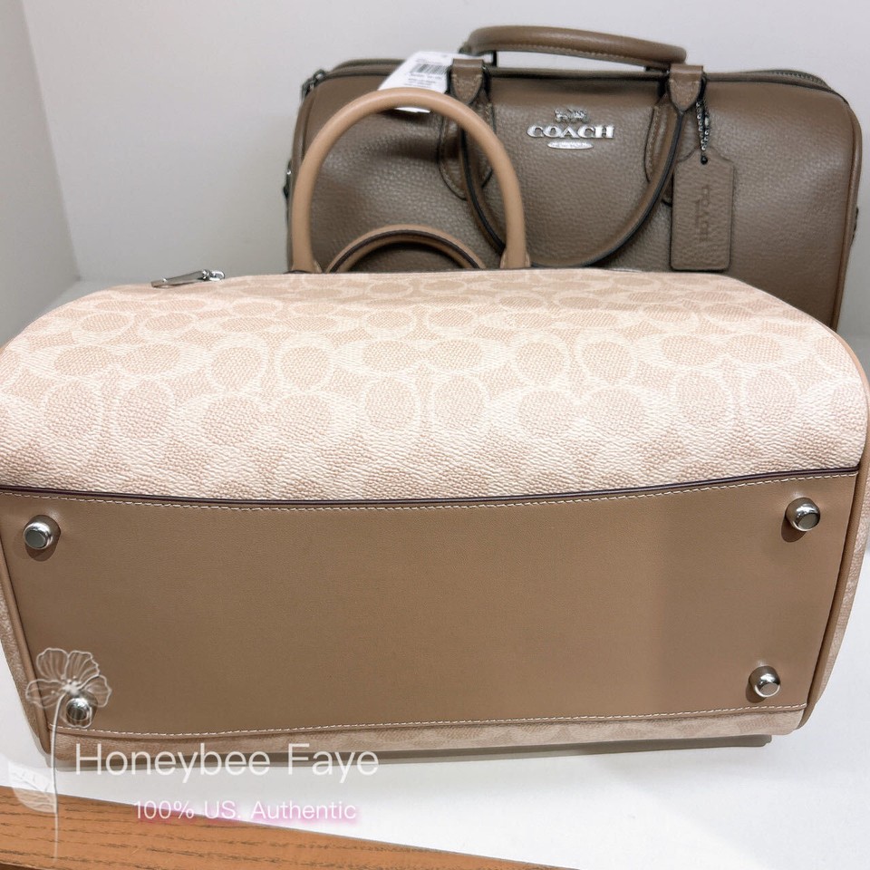 NWT Coach Rowan Large Satchel Bag In Signature Canvas CV960/CV959/CCD53 ...