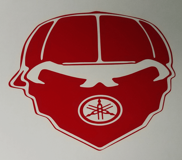 YAMAHA SKULL DECAL STICKER | eBay