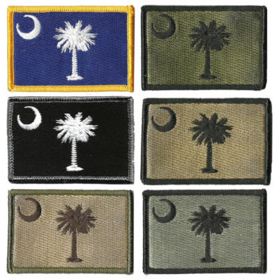 (6) Pack VELCRO® BRAND Fastener Morale Patch South Carolina State ...