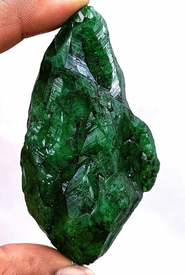 Natural Translucent Green Emerald Uncut Rough 620 Ct Colombian Loose ...