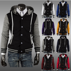 Men's Winter Hoodie Outwear Sweater Warm Coat Baseball Jacket Hooded ...