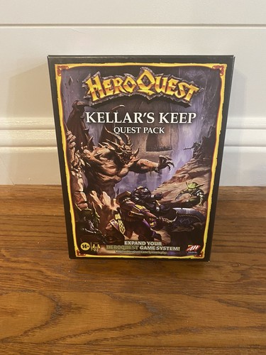 Heroquest Kellar's Keep Board Game Expansion Pack Sealed Unopened Hero ...