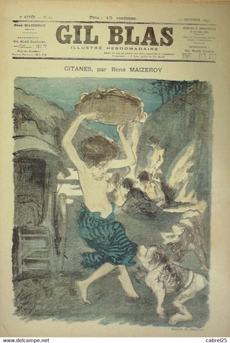 Gil Blas 1897 n°42 Jules ARENE Maurice MAGRE E.DUJARDIN Anatole France ...