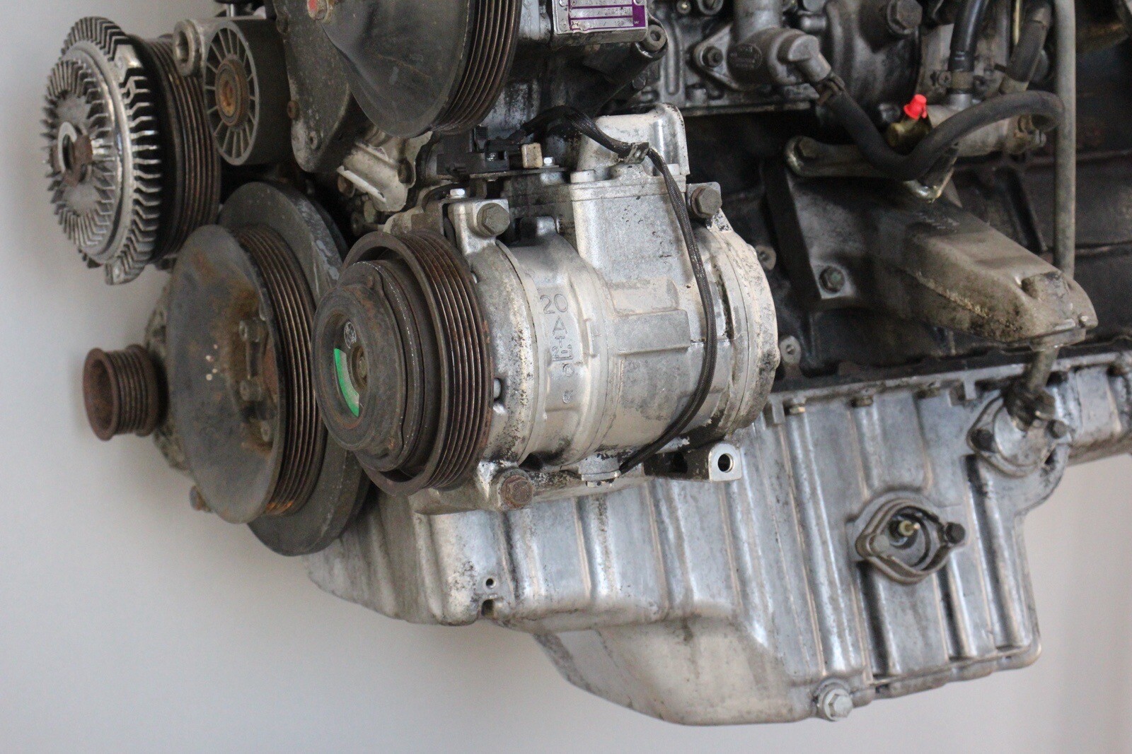 92-93 Mercedes W140 300SD OM603 Diesel Engine Motor Assembly Mechanical ...