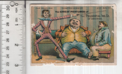 Prudential Insurance Far Reaching Victorian Trade Card 4"x3" VTC-XC206 ...