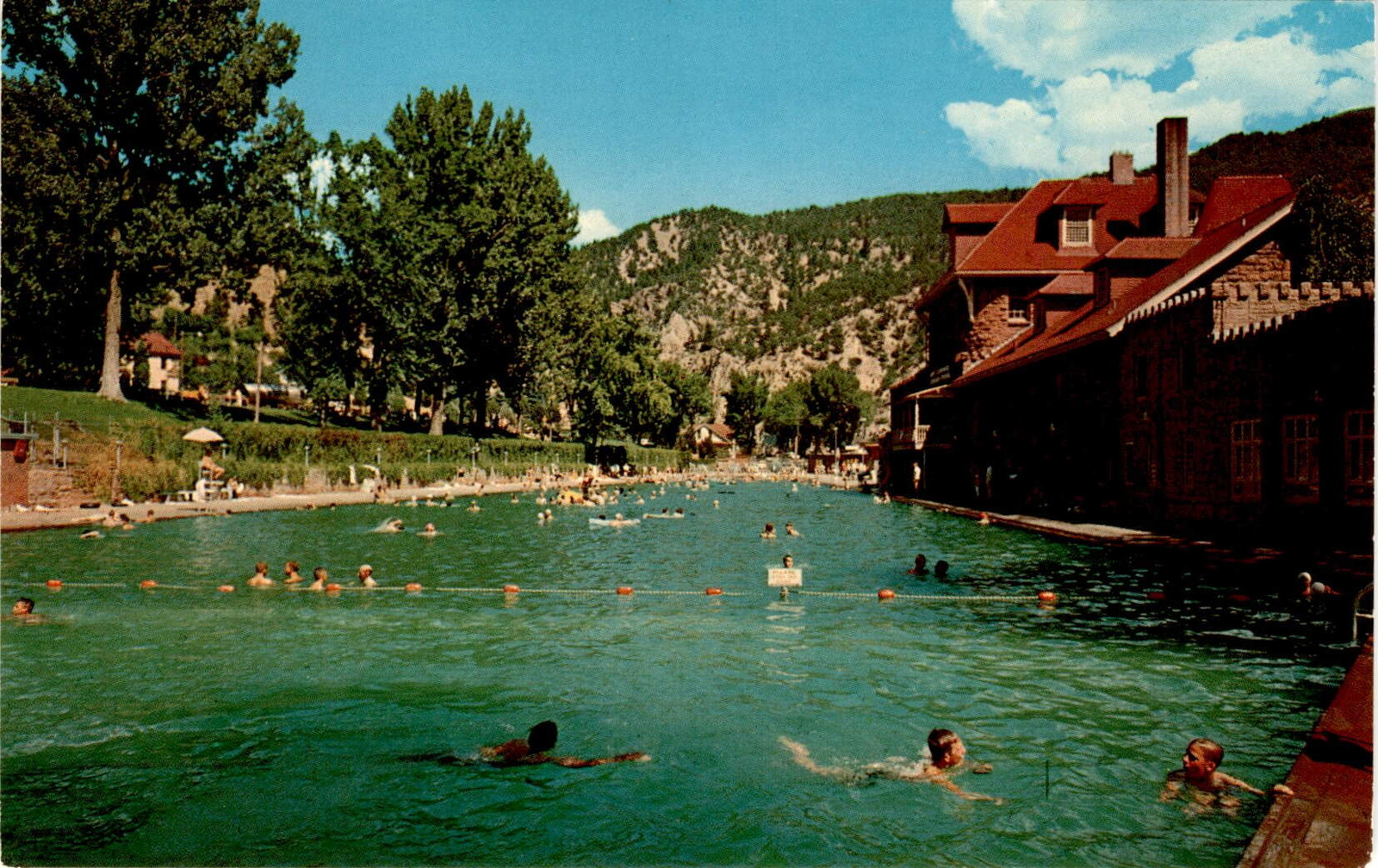 HOT SPRINGS POOL, Glenwood Springs, Colorado, Yampah Hot Springs, TRAN ...