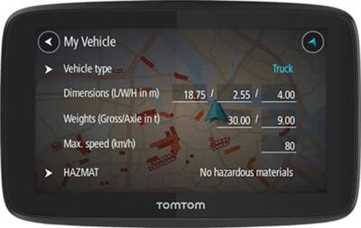 TOMTOM PRO 7250 EU SatNav GPS Navigation Sat Nav Traffic European Map ...
