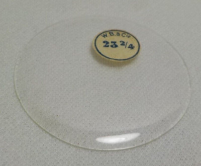 GLASS POCKET WATCH CRYSTAL WATCHMAKER SIZE 23 2/4 REPLACEMENT PART #707 ...