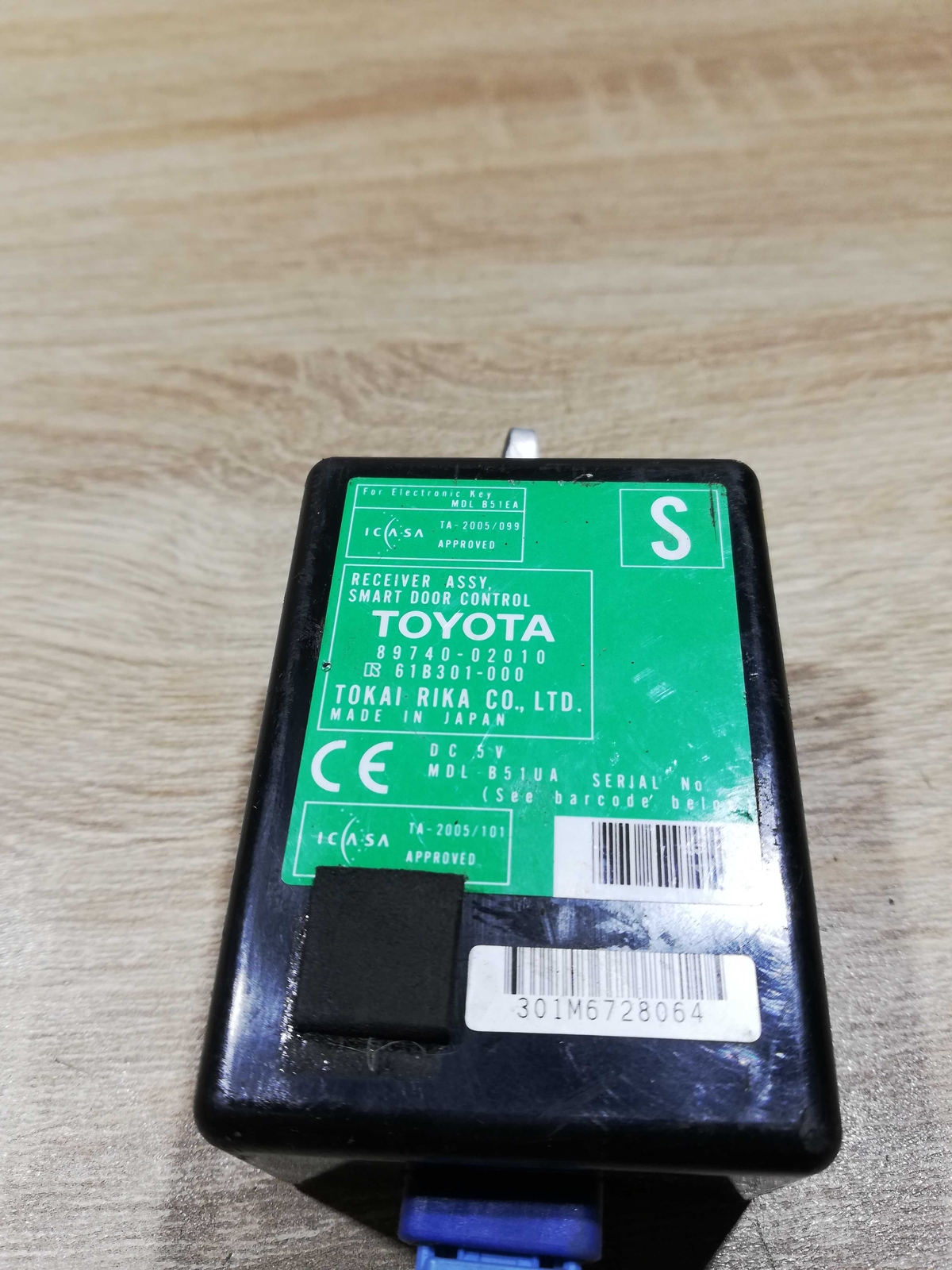 Toyota Auris 89740 02010 Module Porte Contrôle ECU Original OE | eBay