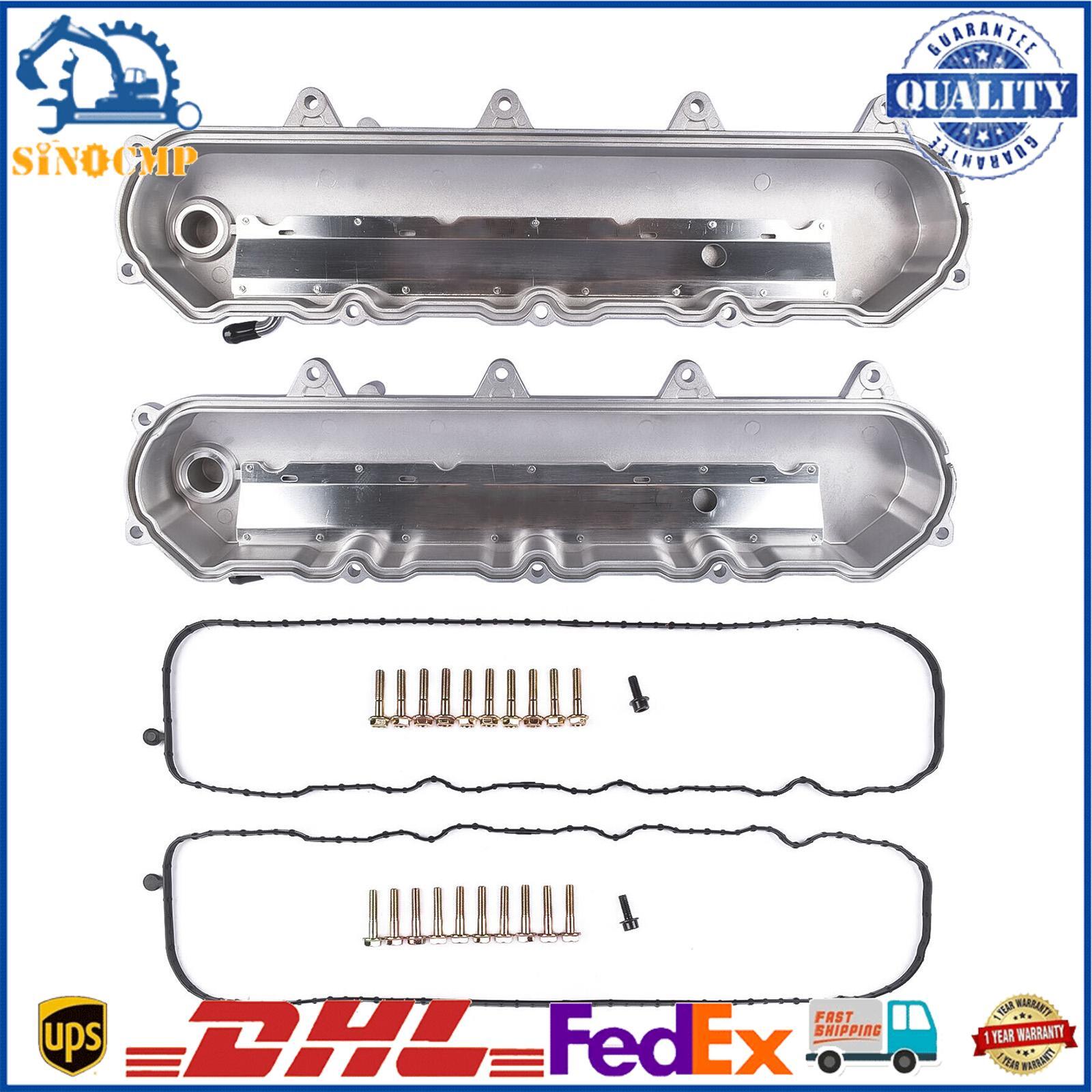 Aluminum Valve Cover w/Coil Mount For GM LT GEN V LT1 LT4 L83 L86 5.3 6 ...