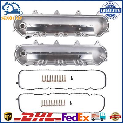 Aluminum Valve Cover w/Coil Mount For GM LT GEN V LT1 LT4 L83 L86 5.3 6 ...