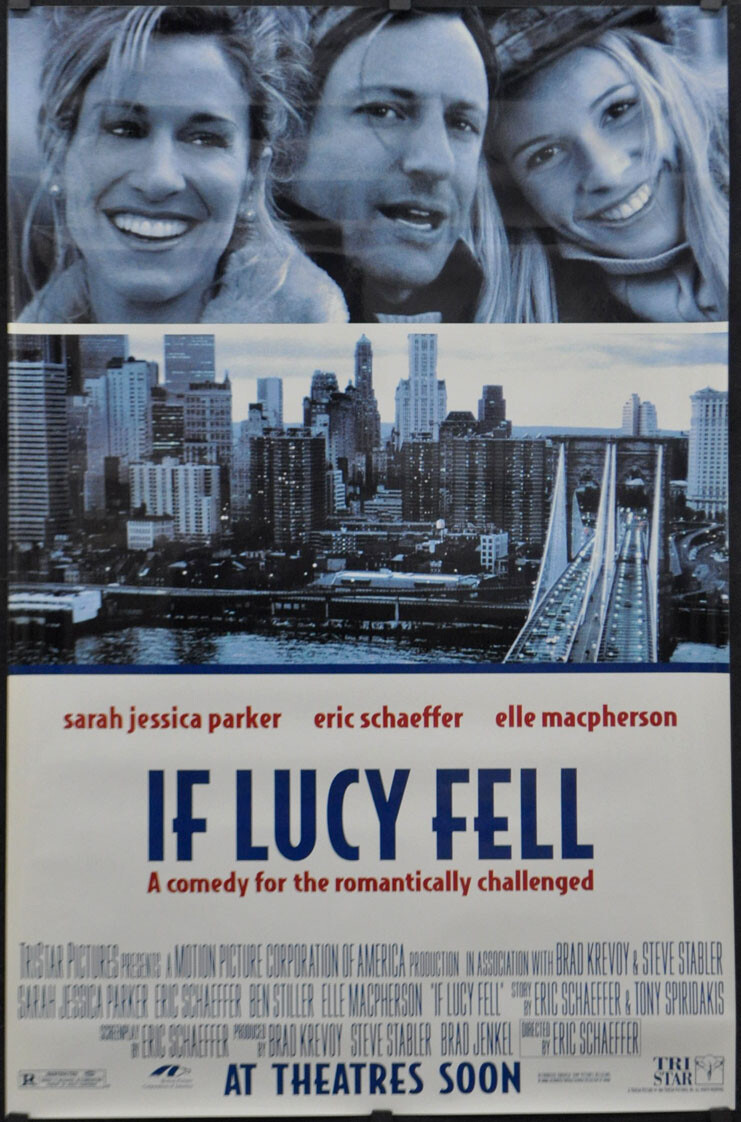If Lucy Fell 1996 ORIGINAL 30X46 ROLLED SUBWAY MOVIE POSTER SARAH ...