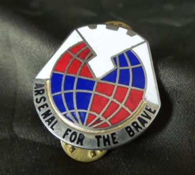 Awesome Vintage Enamel Pin - US Army Material Command - "Arsenal for ...