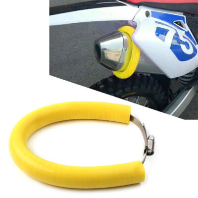 Universal Motorcycle Exhaust Pipe Heat Shield Crash Protector Cover ...