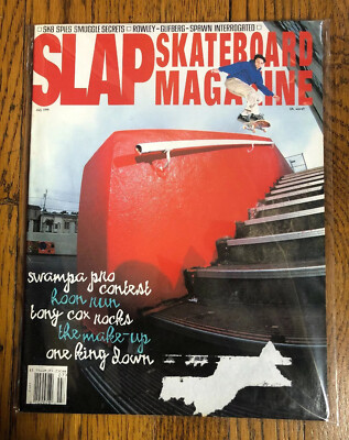 vtg Rare Slap Skateboard Magazine with Geoff Rowley Interview. July ...