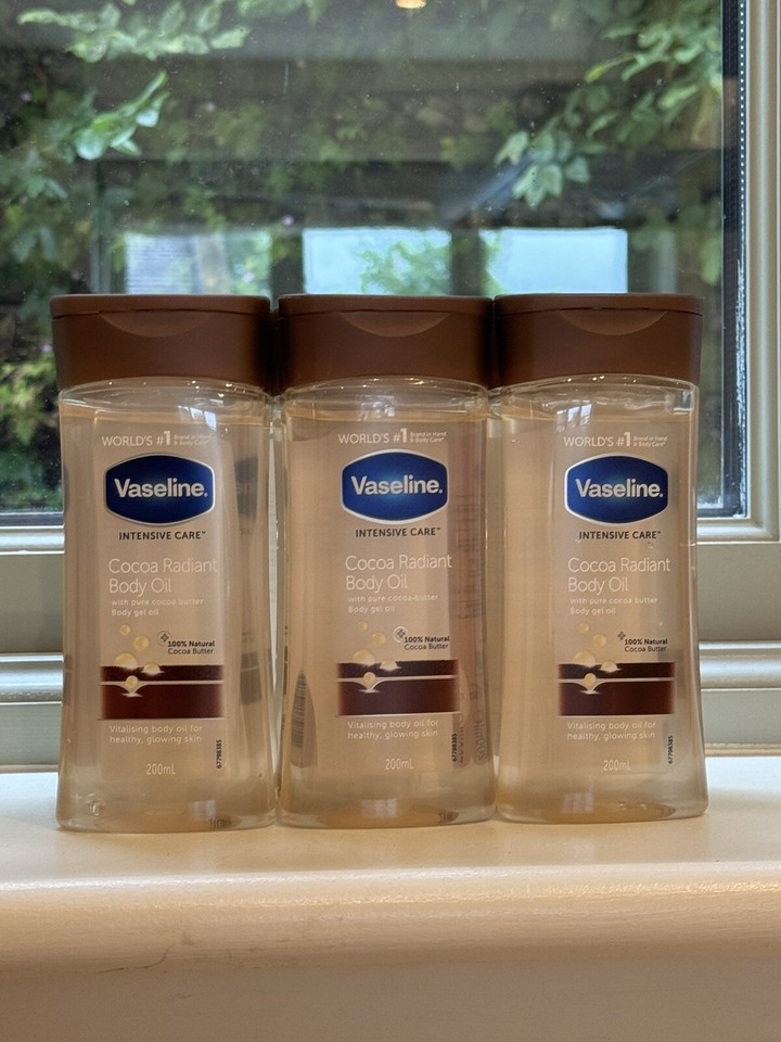 Vaseline Intensive Care Cocoa Radiant Body Moisturiser - 1x200ml NEW UK ...