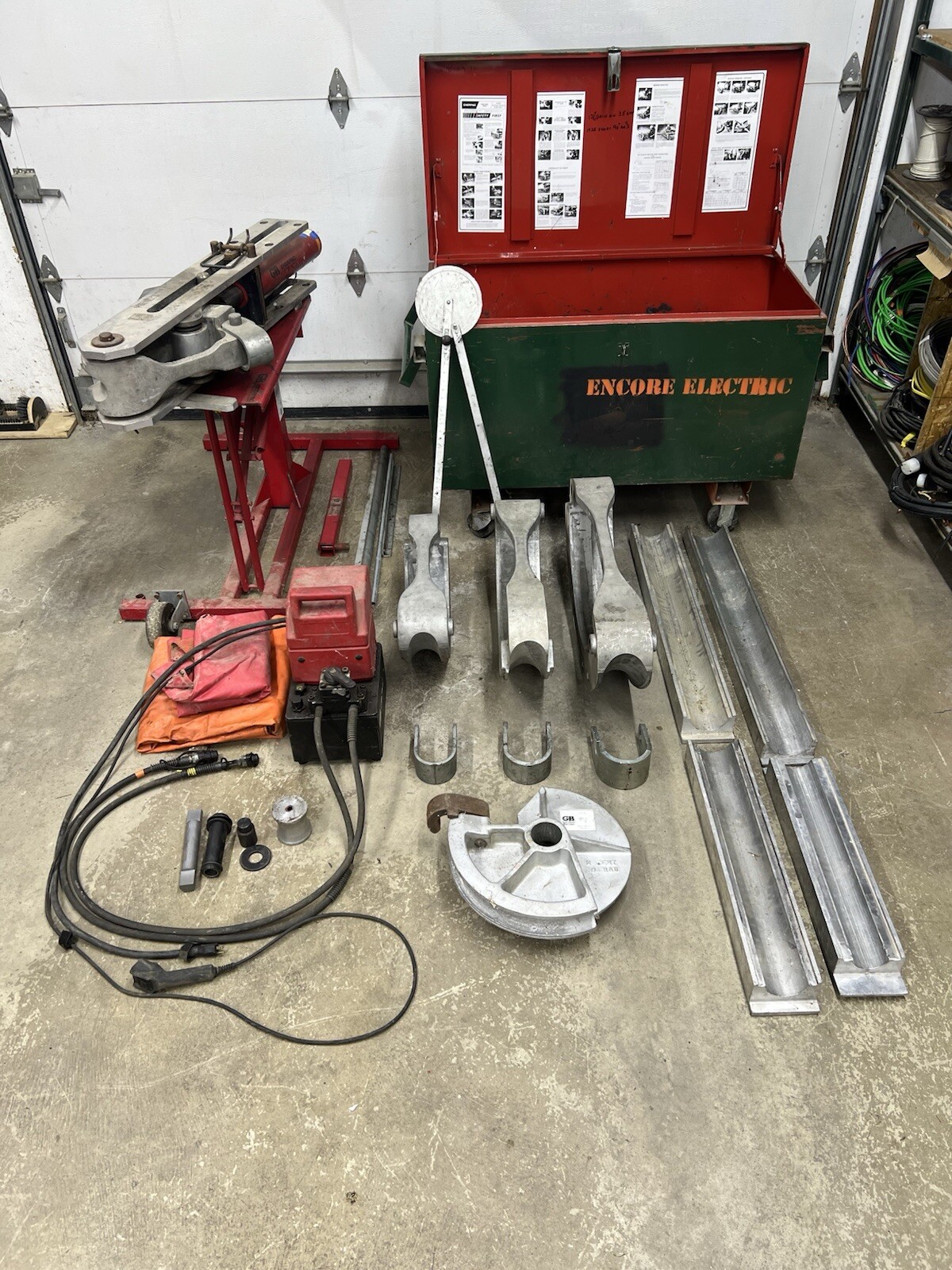 ENERPAC GB B-400 EEGOR 2-1/2-4" Hydraulic Pipe Conduit Bender | eBay