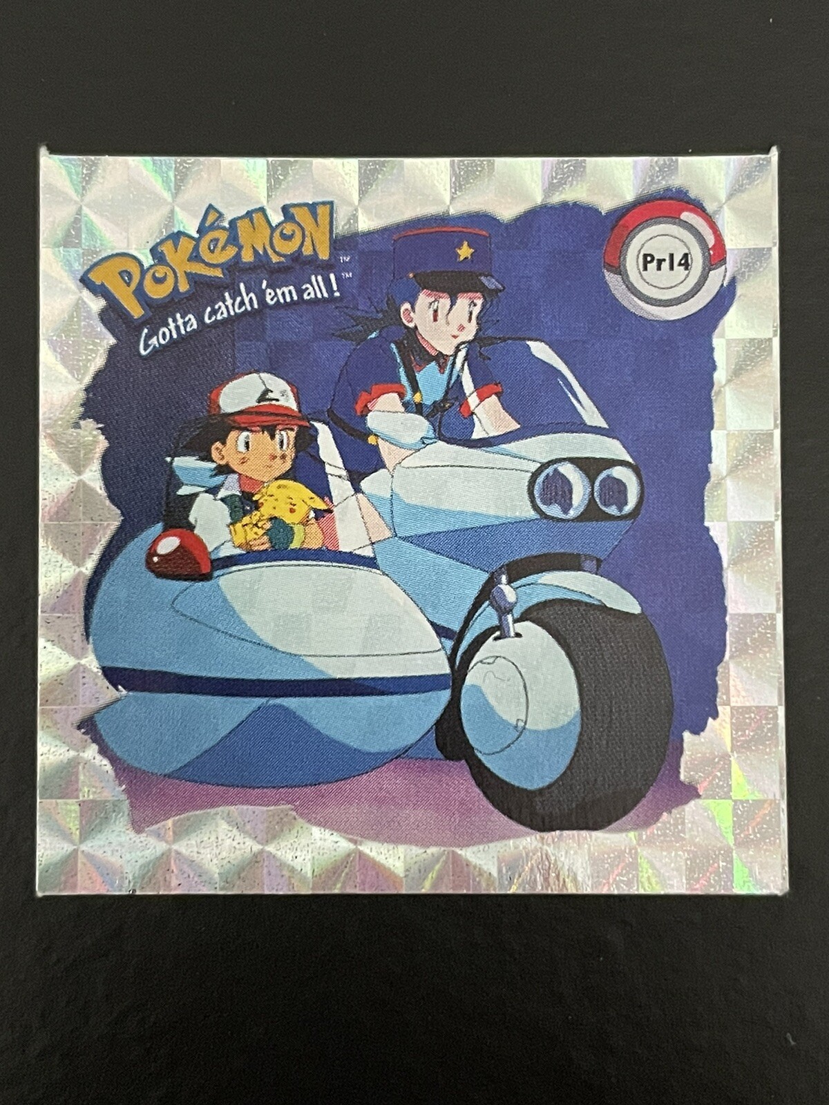 Pikachu and Ash PR14 Pokemon Artbox Sticker Prizm Series 1 | eBay