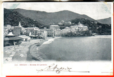 CARTOLINA RECCO FP VIAGGIATA PRIMI 900 RIVIERA DI LEVANTE REGALO | eBay