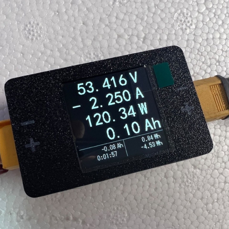 25A 50A Digital Battery Meter for Voltage Capacity Monitor RC Charger ...