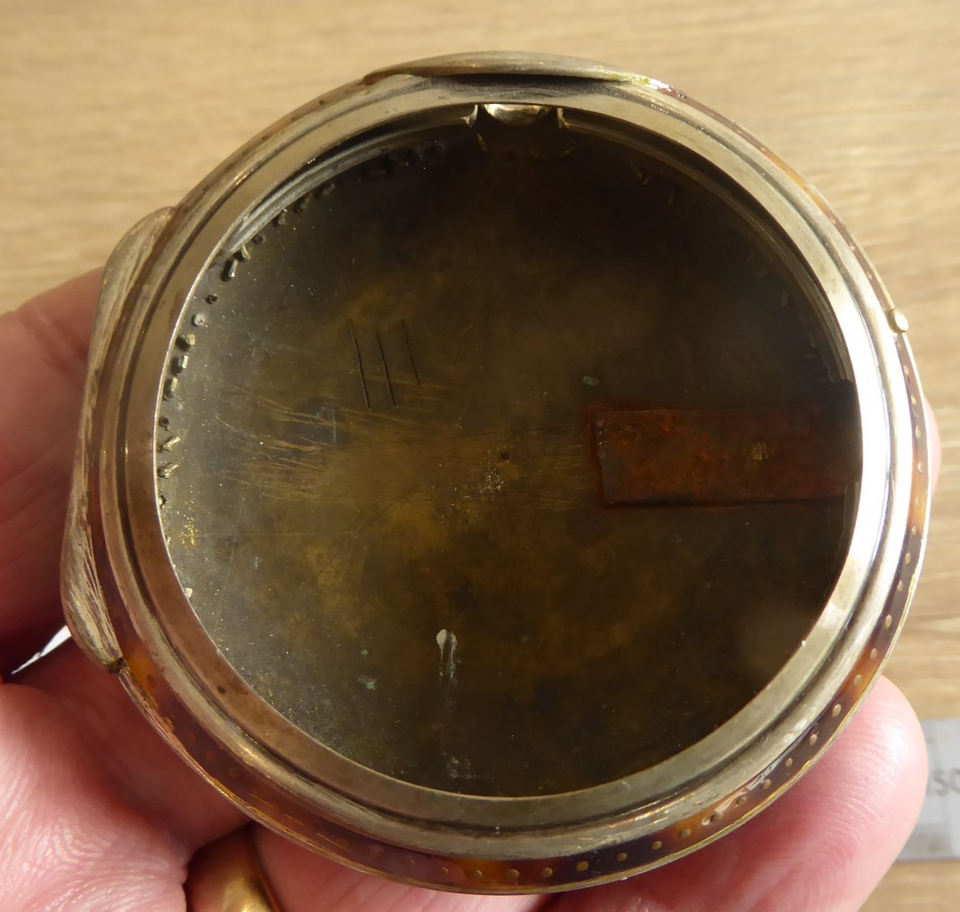 Antique Silver Verge Fusee Pocket Watch OUTER Case ONLY | eBay