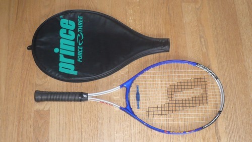 Prince Force 3 Titanium Tennis Racket - New Pro Sensation Grip Wrap - 4 ...