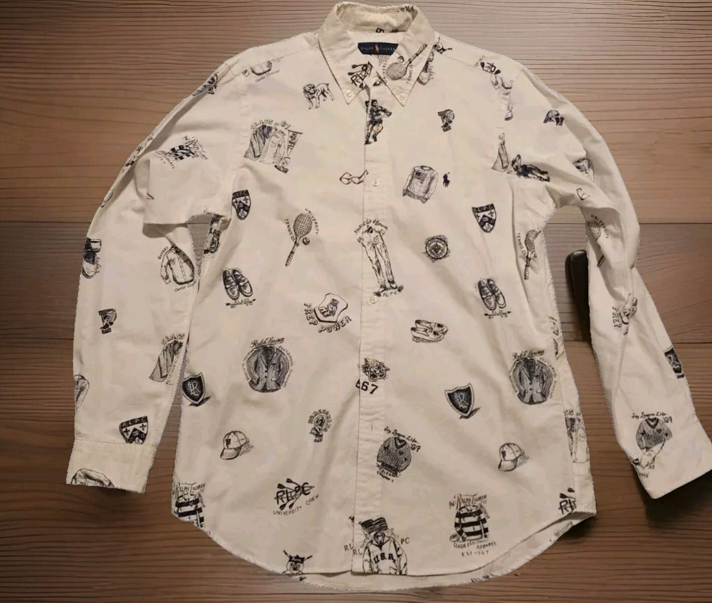 Rare Polo Ralph Lauren Class of 67 Oxford Button Down… - Gem