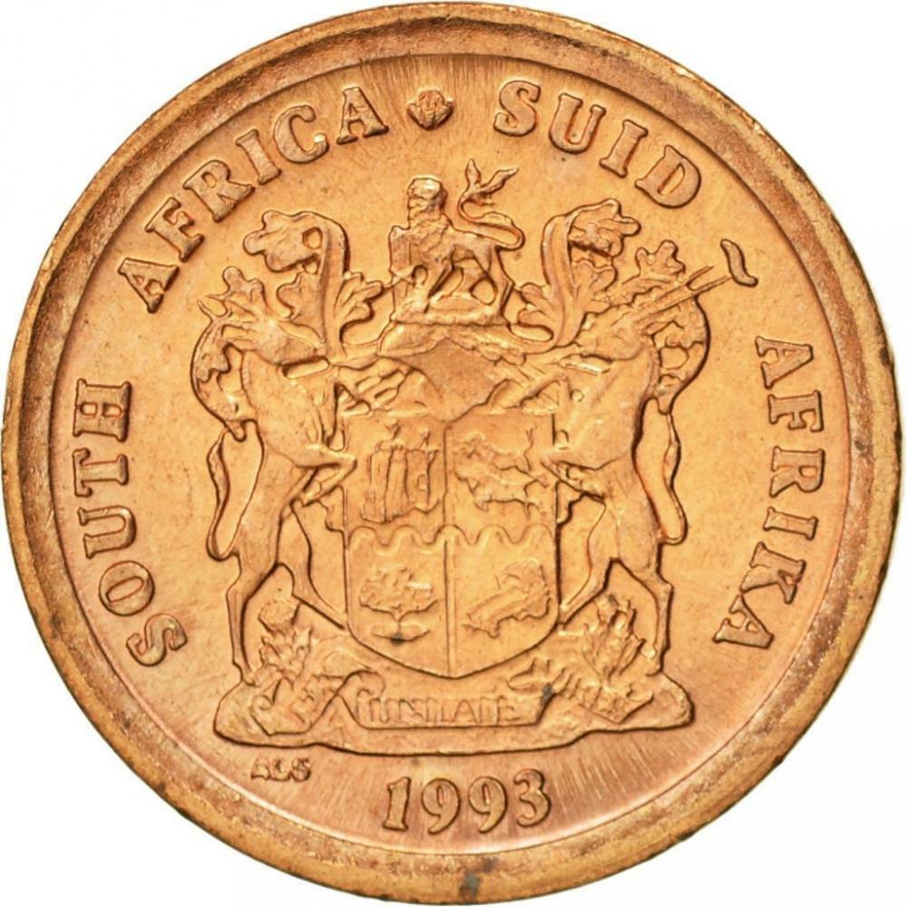 South Africa 1 Cent SOUTH AFRICA - SUID-AFRIKA Coin KM132 1990 - 1995 ...