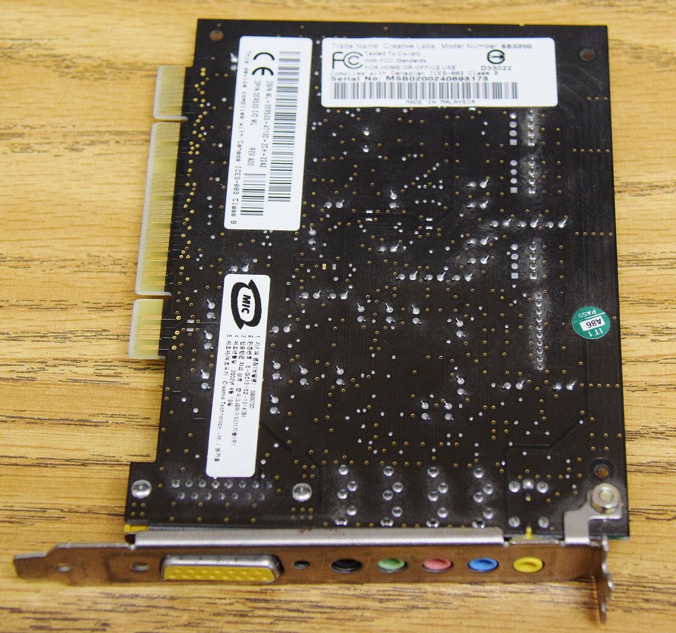 Creative Labs Sound Blaster Live! SB0200 Sound Card | eBay