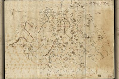 Poster, Many Sizes; Map Of Andover Massachusetts 1852 | eBay