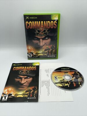 Xbox - Commandos 2: Men of Courage (Microsoft Xbox, 2002) - COMPLETE w ...