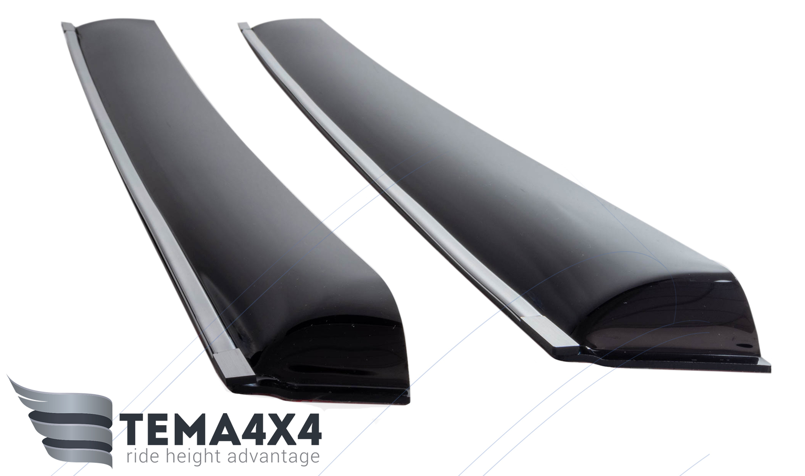 Tape-on Windows Visors Deflector Sun Rain Guard for Mercedes GLK 2008 ...