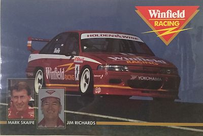 Holden Commodore VP Winfield Racing #1 Mark Skaife Jim Richards Poster ...