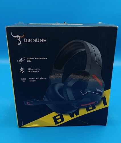 Binnune BW01 Bluetooth Wireless Gaming Headset Noise Reduction Mic | eBay