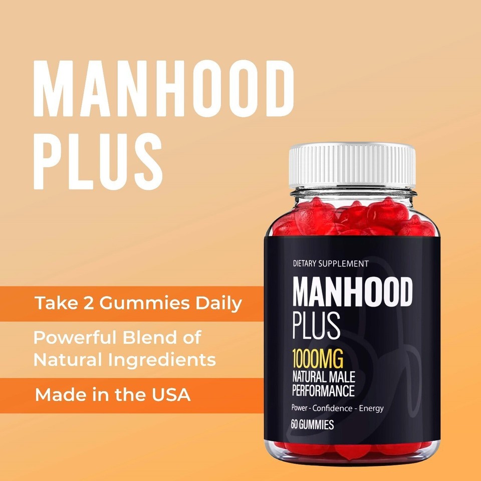 Manhood Plus Gummies - Support for Enhanced Energy and Vitality ( 2 ...
